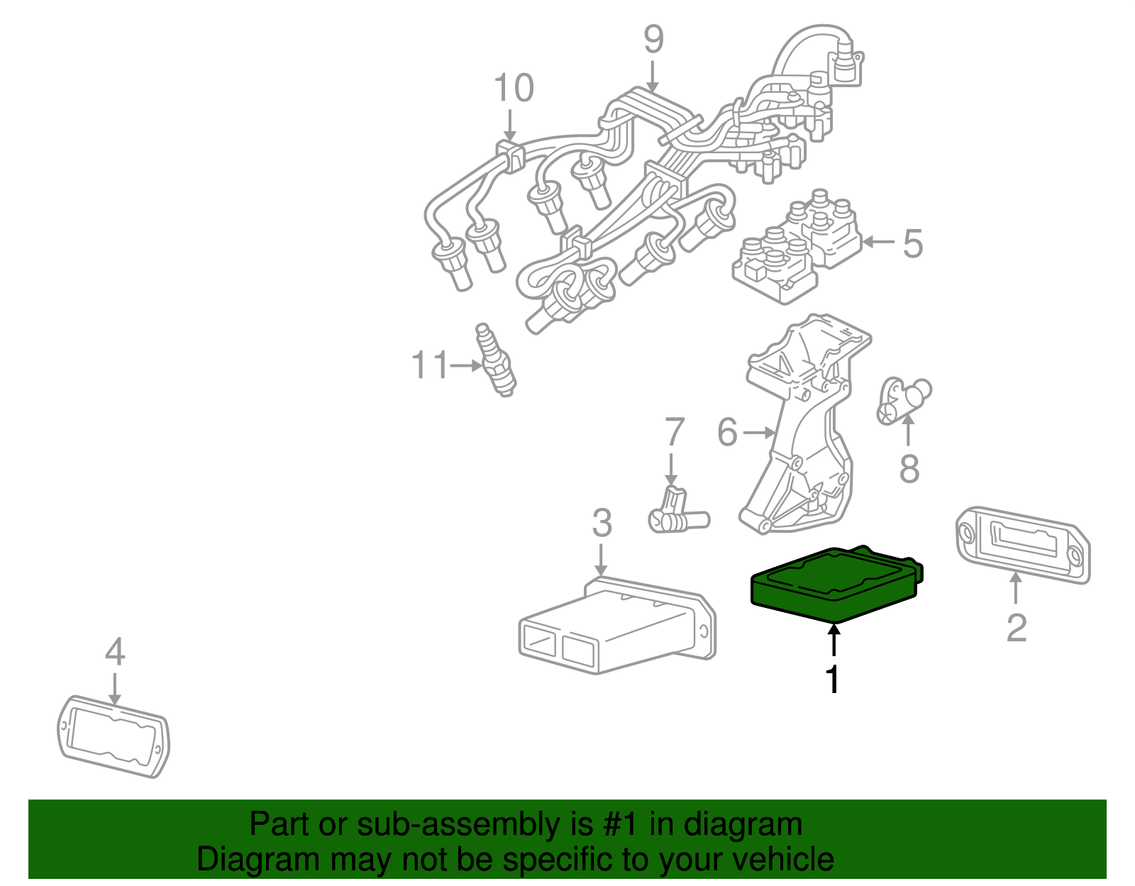 1FBE-18-881R-00 - Engine Control Module - 2006 Mazda B2300 | Mazda ...