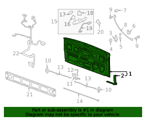 2020-2023 GMC Tail Gate 86793711 GM | GMPartsDirect.com