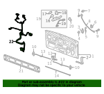 2020-2022 GM Tailgate Wiring Harness 84819639 GM | GMPartsDirect.com