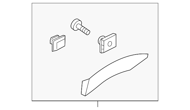 87742-4Z000 - Wheel Opening Molding - 2013-2018 Hyundai Santa Fe Sport ...