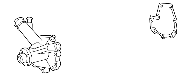 111-200-23-01 - Water Pump 1998-2000 Mercedes-Benz | Mercedes-Benz USA ...