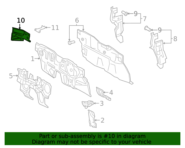 55225-76010 - Engine Compartment Insulation 2019-2022 Lexus UX250h ...