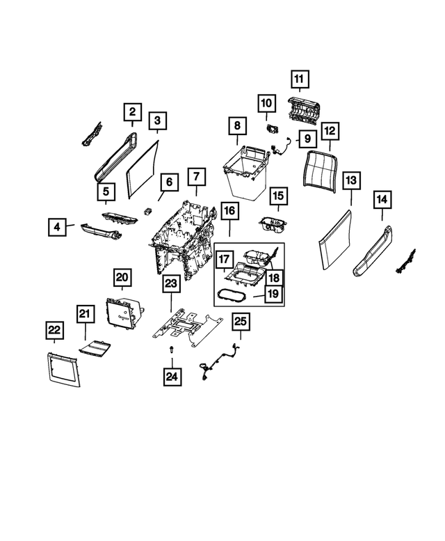 MOPAR GENUINE HVAC CONTROL CONTROL - 68438398AI - 68438398AI | Mopar ...