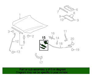 2012-2015 Toyota Tacoma Lock Assembly 53510-04040 | OEM Parts Online