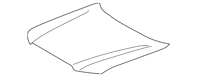 53301-04210 - Hood - 2012-2015 Toyota Tacoma | OEM Genuine Toyota Parts