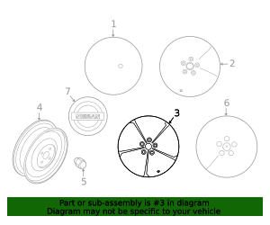 2022-2024 Nissan Sentra Wheel, Alloy 40300-6MW1J | OEM Parts Online