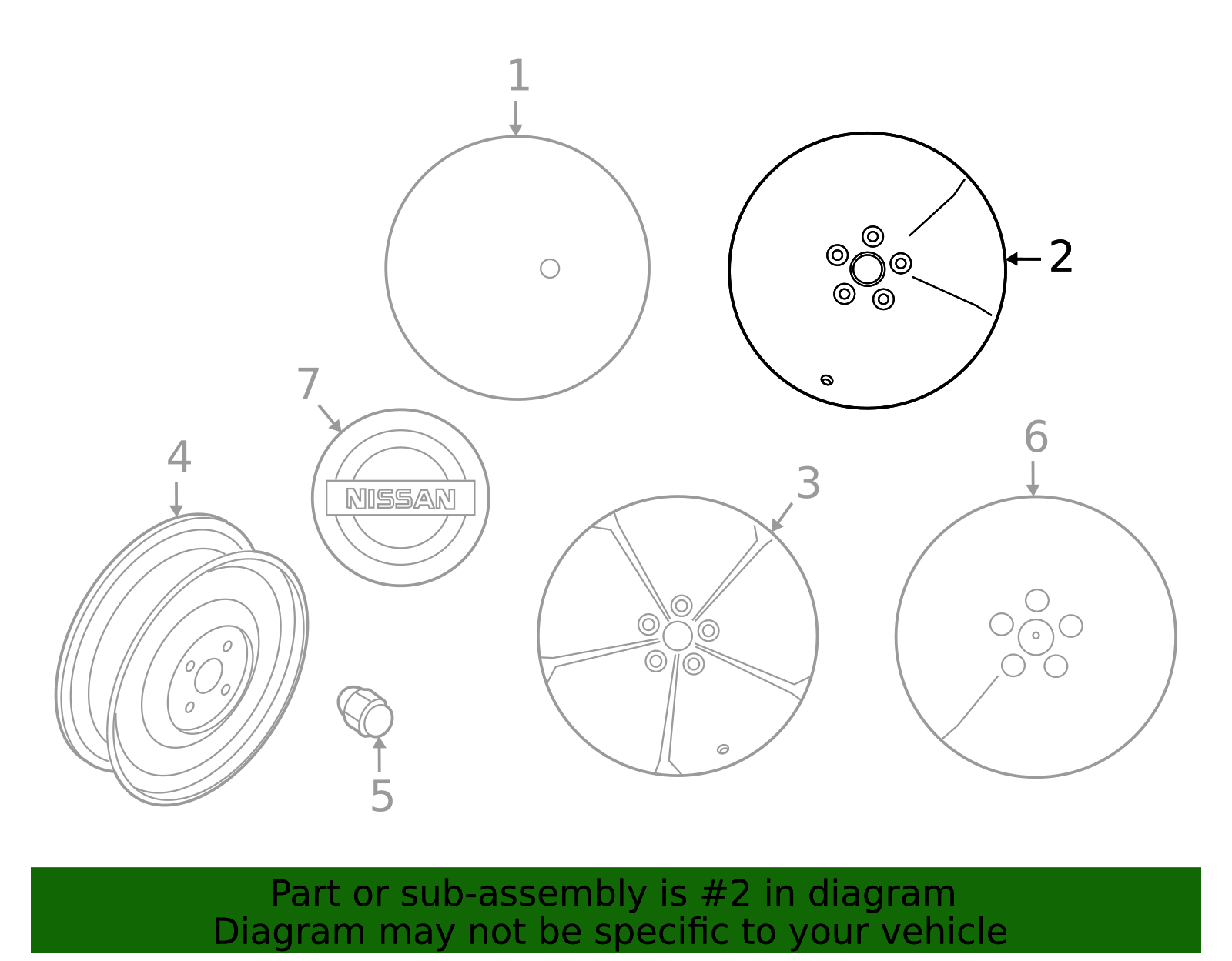 2020-2023 Nissan Sentra Wheel, Alloy 40300-6LB6A | Sullivan Brothers Nissan