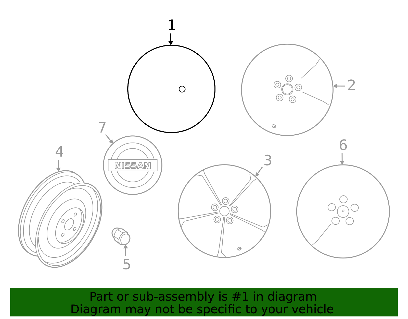 2020-2025 Nissan Sentra Wheel, Steel 40300-6LB0B | My Nissan Part