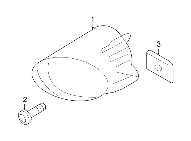31213176 - Fog Light 2004-2010 Volvo | AutoNationParts.com