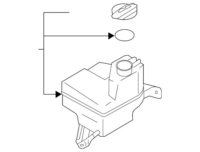 25430-A7000 - Expansion Tank 2014-2018 Kia | Kia.Parts Store