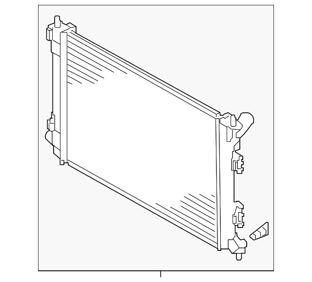 2014-2019 Kia Radiator 25310 A2000 | QuirkParts
