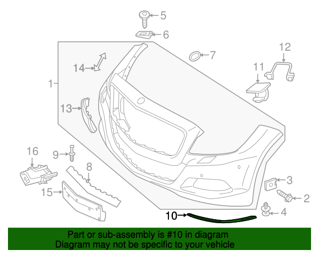 218-885-02-21 - Trim Molding 2012-2014 Mercedes-Benz | Mercedes-Benz ...