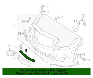 218-885-02-22 - Valance Panel 2012-2014 Mercedes-Benz | AutoNationParts.com