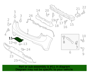 2018-2021 Kia Rio Under Cover 86692 H9000 | QuirkParts