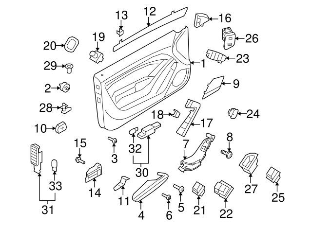 8K0-959-851-C-V10 - Window Switch 2008-2015 Audi | Audi OEM Parts