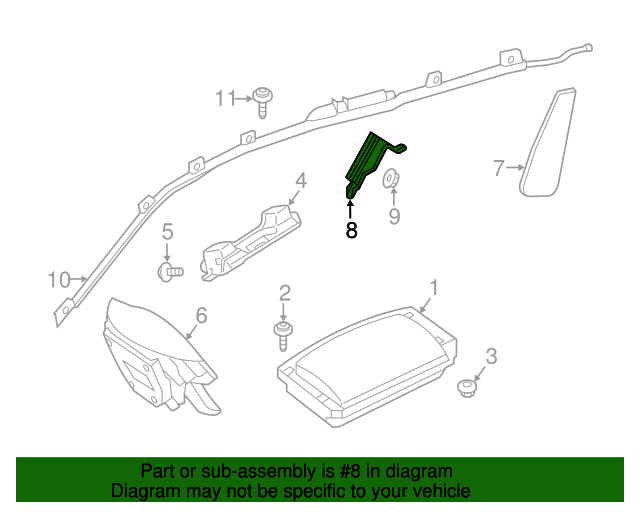 253-860-26-00 - Rear Seat Air Bag 2016-2020 Mercedes-Benz | Mercedes ...