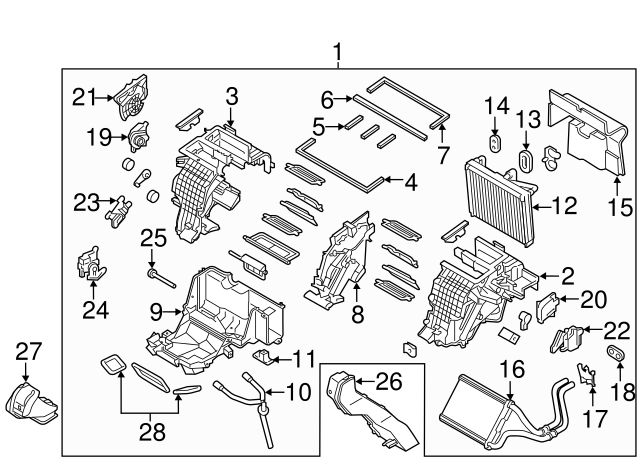 97154-3T000 - Door Actuator - 2015-2017 Kia K900 | Kia Auto Parts