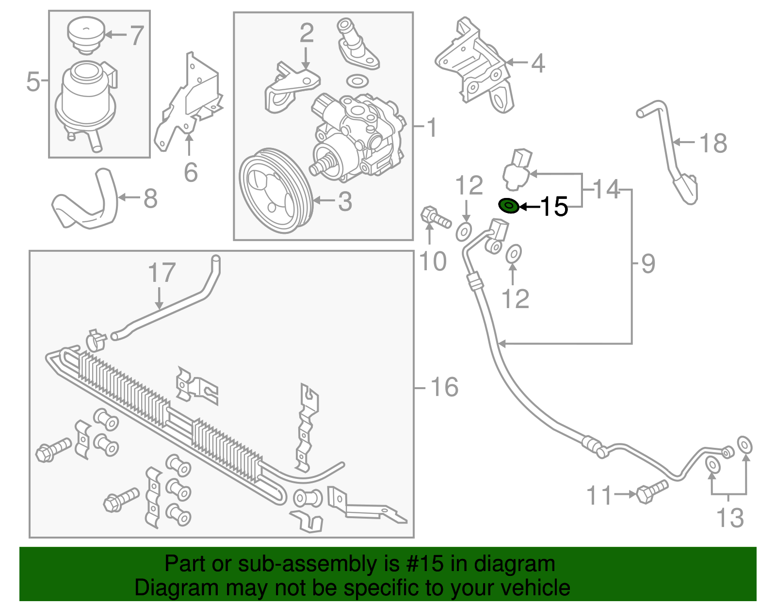 2009-2020 Infiniti Pressure Sensor Seal 49345-6N200 | Infiniti of ...
