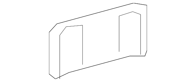 64439-53040-C0 - Rear Panel Trim Cover 2014-2024 Lexus | Lexus of ...