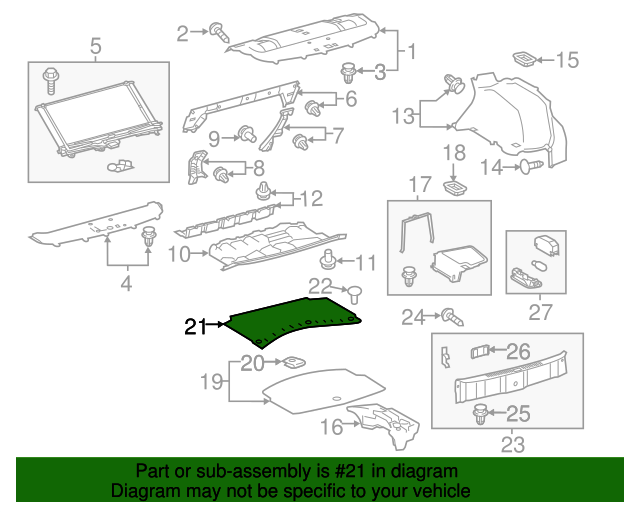 2015-2020 Lexus Trunk Mat 64717-53120-C0 | AutoNationParts.com