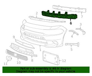 2015-2023 Dodge Charger Absorber 68214783AA | TascaParts.com