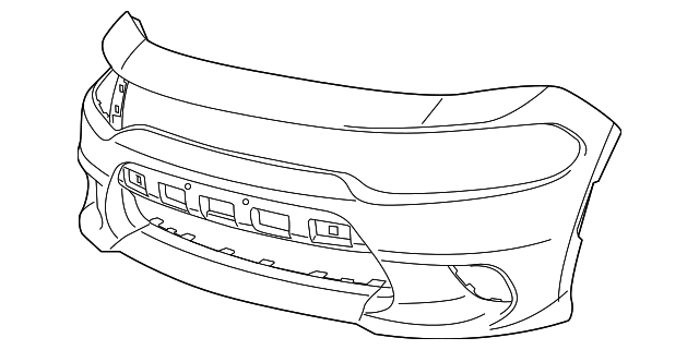 2015-2023 Dodge Charger Bumper Cover 5PP39TZZAE | Mopar Parts Canada