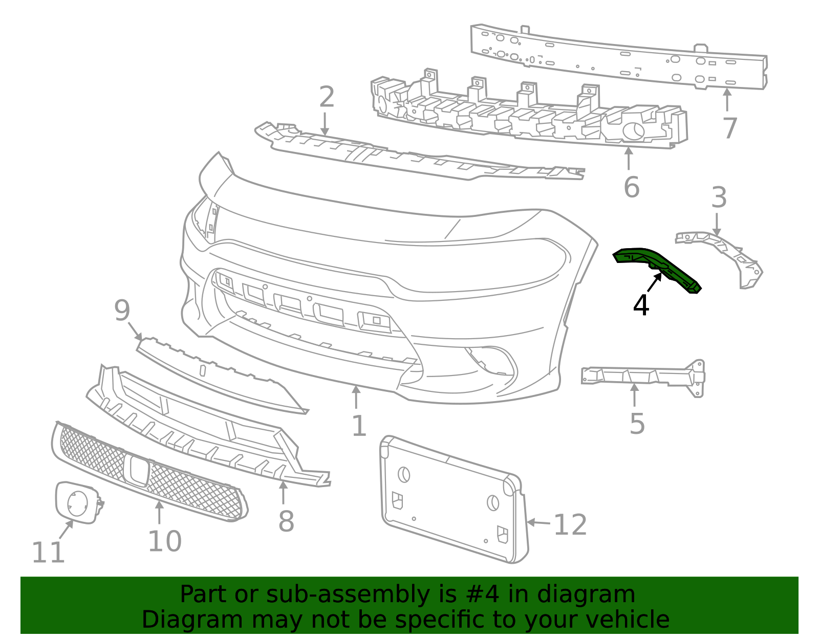68422103AB - Fascia To Fender Bracket Left | Mopar Parts Canada