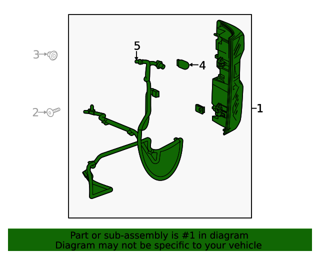 2020-2023 Chevrolet Silverado 3500 HD Lamp 85588321 | GMPartsDirect.com
