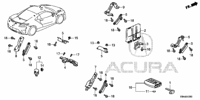 2017-2020 Acura NSX Buzzer Assembly, Smart 74940-TBA-A01 | OEM Parts Online