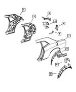 Aperture Panel and Pillar Supports for 2009 Dodge Challenger | Mopar Parts