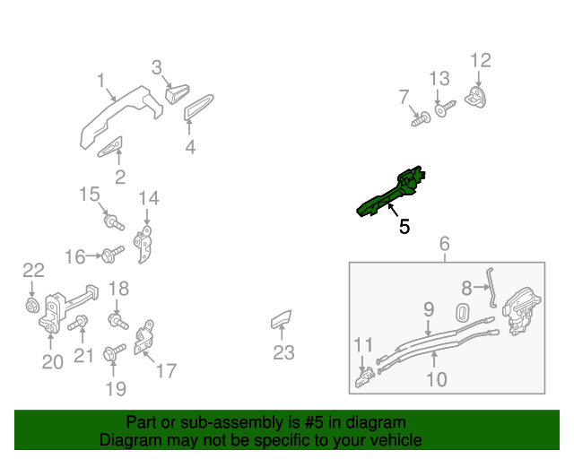 82655-G5000 - Handle Base 2017-2021 Kia | Kia.Parts Store