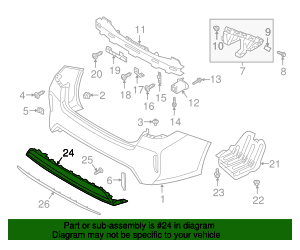 2017-2020 Kia Optima Lower Cover 86612-A8000 | OEM Parts Online