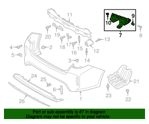 86613-D4000 - Side Bracket 2017-2020 Kia Optima | Kia.Parts Store