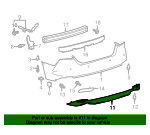 52169-06150 - Lower Cover - 2018-2023 Toyota Camry | OEM Genuine Toyota ...