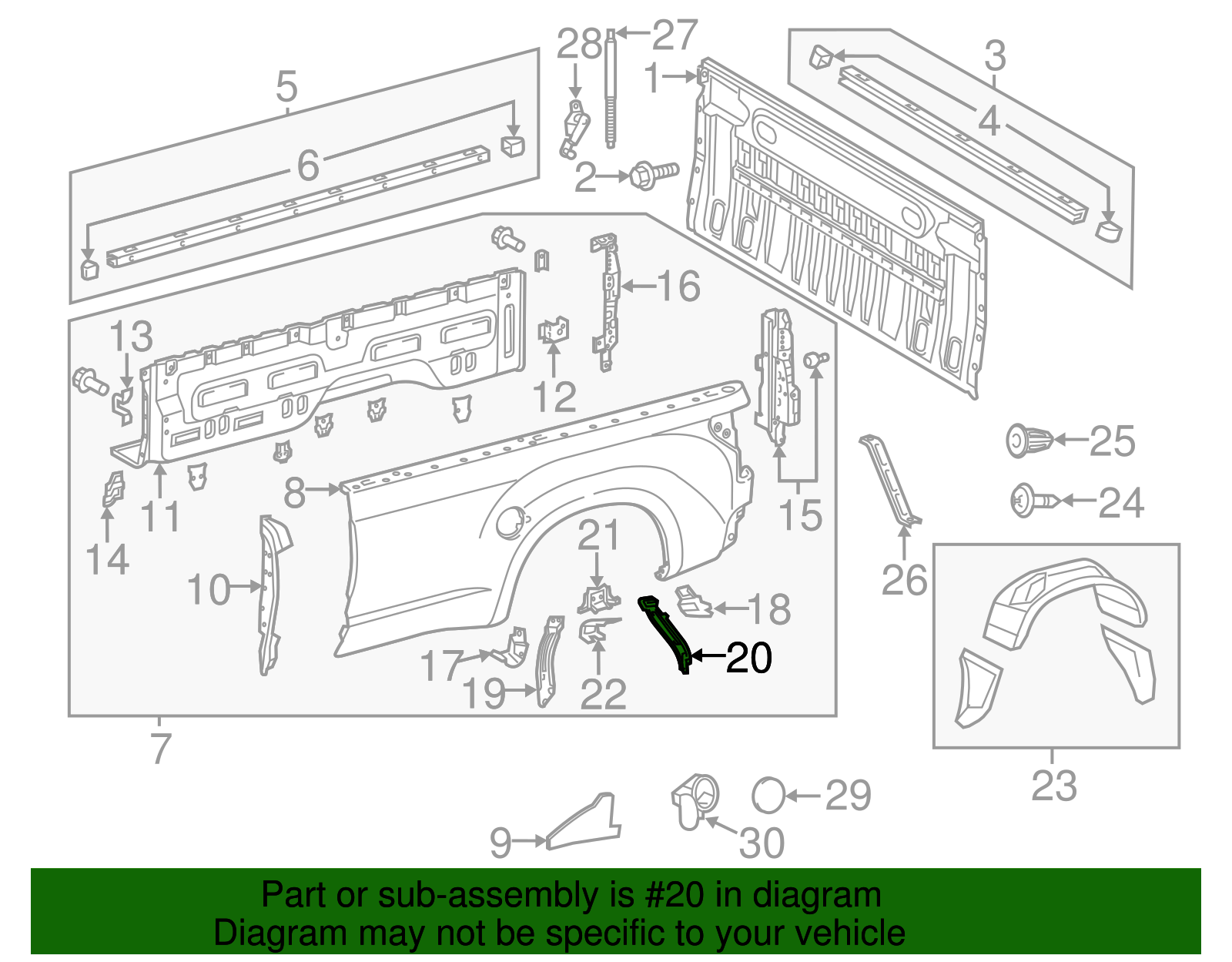 2014-2021 Toyota Tundra Skirt 65601-0C040 | Toyota Parts Center
