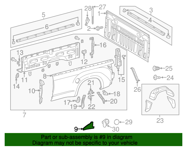 2014-2021 Toyota Tundra Stone Guard 66246-0C040 | Toyota Parts Center