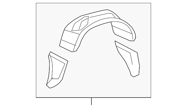 2014-2021 Toyota Tundra Wheelhouse Liner 65638-0C040 | Toyota Parts Center