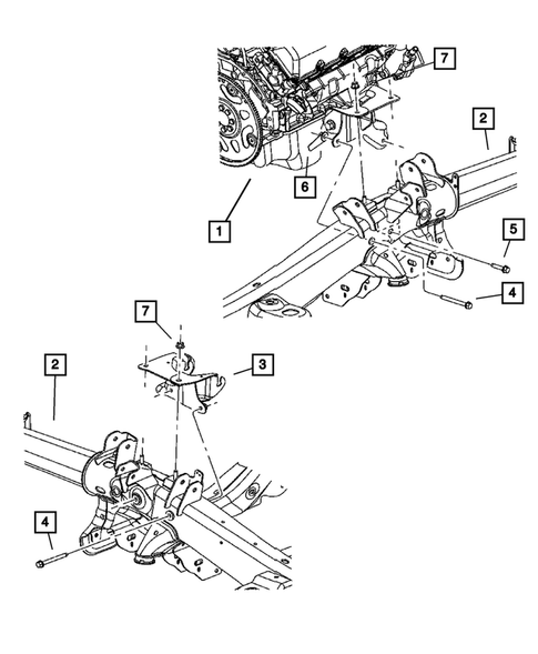 Engine Mounting for 2006 Dodge Durango | DodgeParts.com