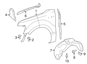 -W714338-S439 2009-2021 Ford Fender Bolt | Fairway Ford Parts