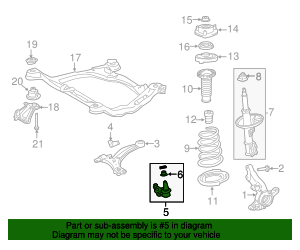 43340-09140 - Suspension Ball Joint (Left, Front, Lower) - 2009-2020 ...