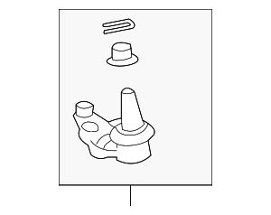 43340-09140 - Suspension Ball Joint (Left, Front, Lower) 2009-2020 ...