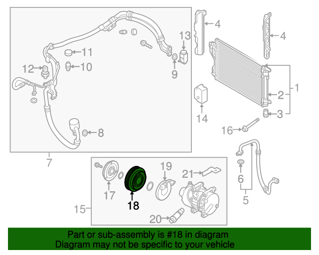 2014-2015 Hyundai Tucson Pulley 97643-2S600 | OEM Parts Online