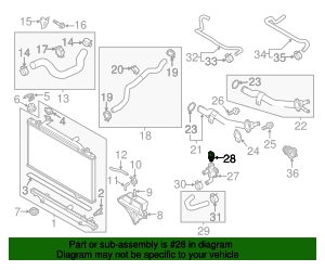 1994-2018 Mazda Coolant Temp Sensor B593-18-840A | TascaParts.com