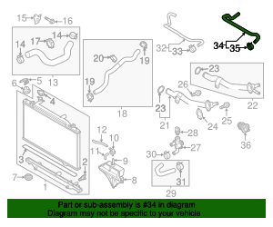 2014-2018 Mazda HVAC Heater Hose GHP9-61-24X | OEM Parts Online