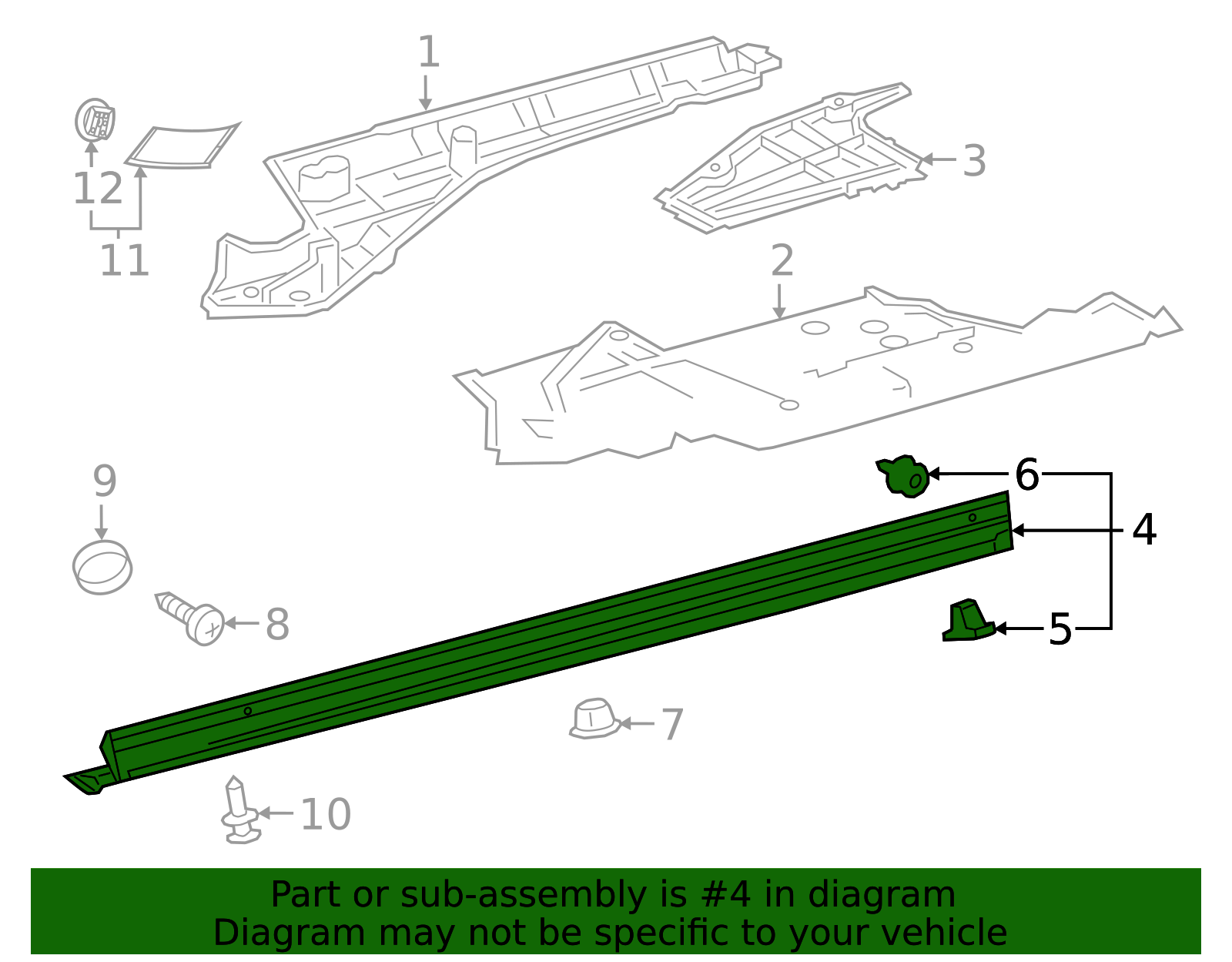 2023-2024 Toyota 2023-2024 Toyota - Rocker Molding 75860-42031 | Sparks ...