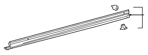 75860-0R011 - Rocker Molding 2019-2023 Toyota | Longo Toyota Parts