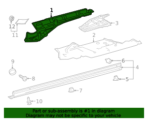 2019-2024 Toyota Under Cover 58165-42040 | Toyota Parts Center