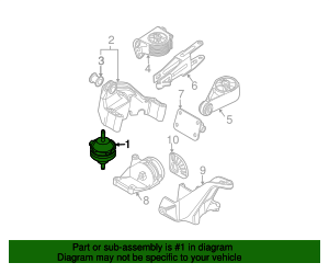 22-11-6-759-732 - Engine Mount 2002-2004 Mini Cooper | AutoNationParts.com