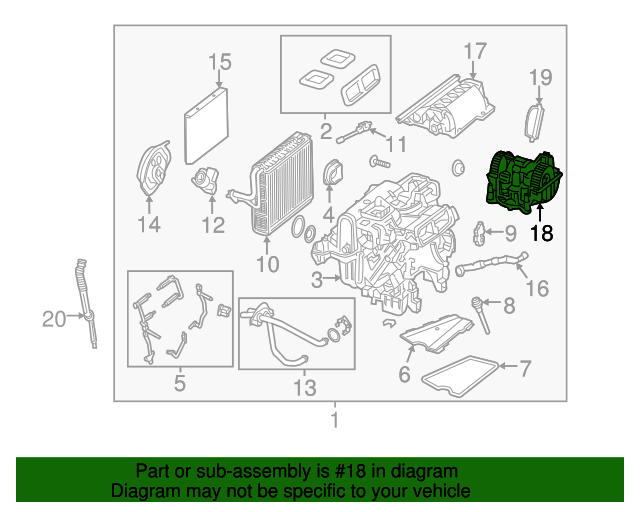 2014-2021 Mercedes-Benz Blower Motor 222-820-22-14 | MB OEM Parts