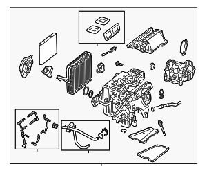 222-830-56-04 - AC & Heater Assembly 2014-2019 Mercedes-Benz | Mercedes ...